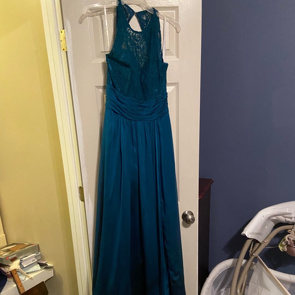 Dark Teal Formal Gown - Gem